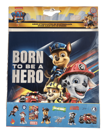 PAW PATROL BOG + STICKERS